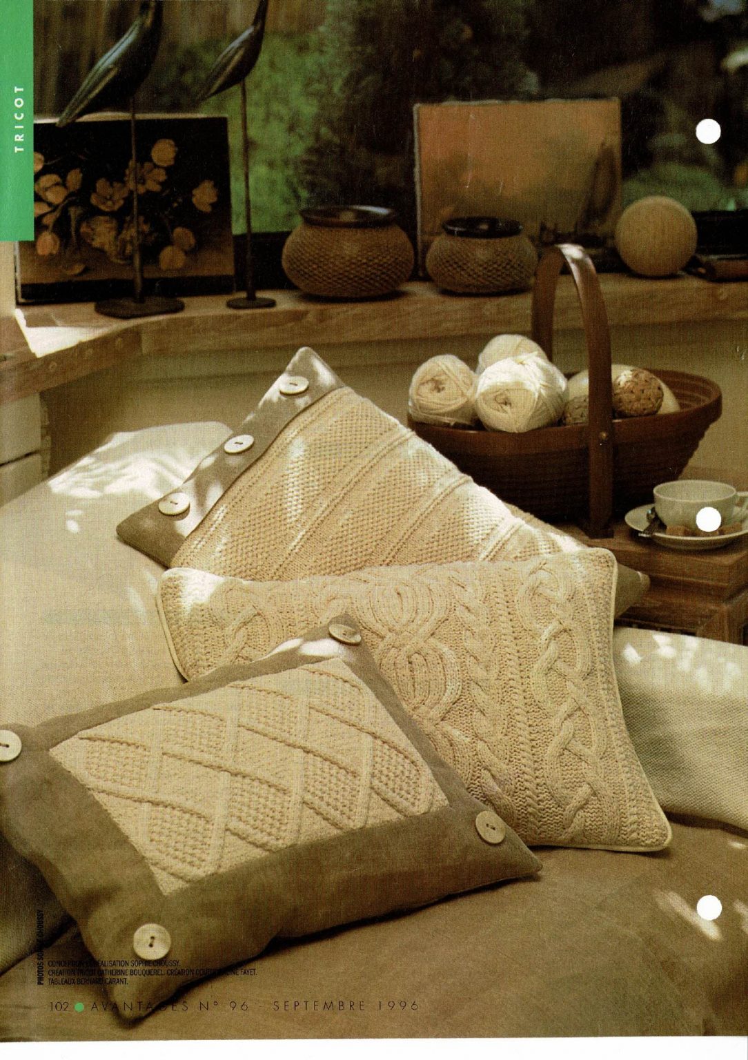 Comment tricoter un coussin ? - Le blog de Ladylaine