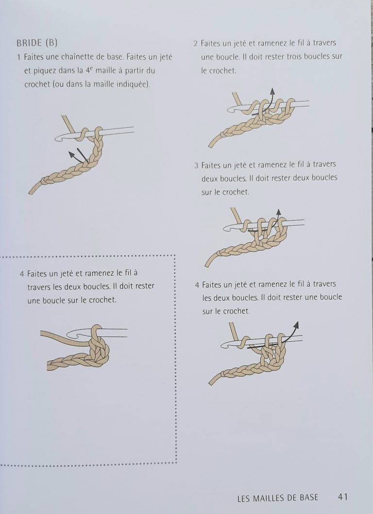 Comment faire une bride au crochet ? - Le blog de Ladylaine