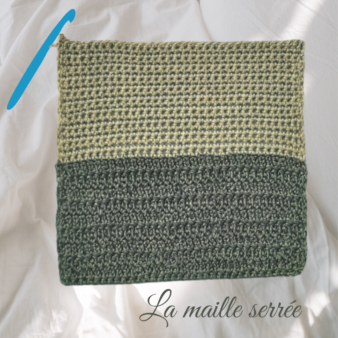 Maille serrée au crochet : tuto - Le blog de Ladylaine