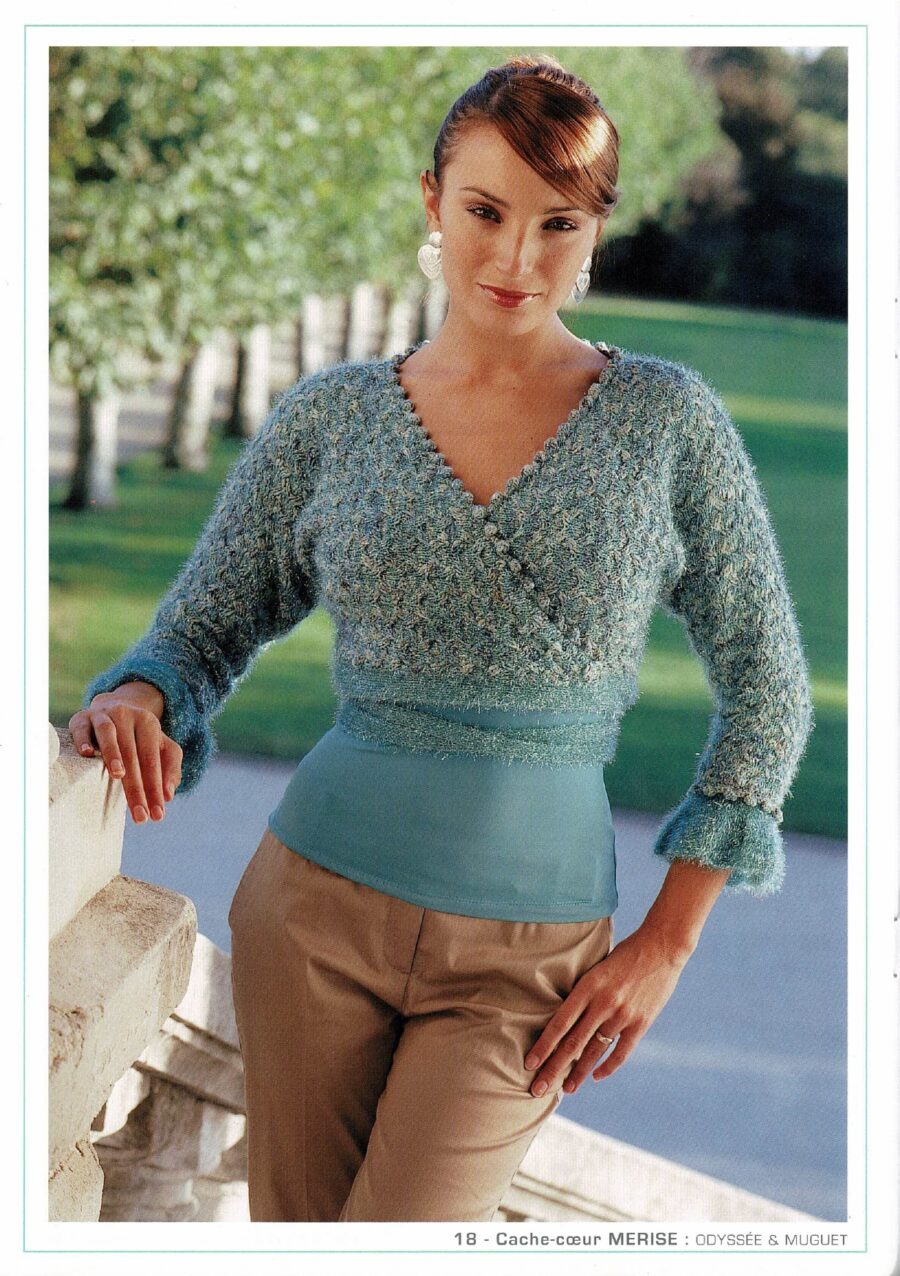 Tricoter un cache-cœur pour femme - Le blog de Ladylaine