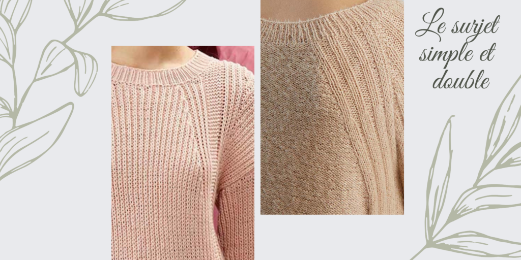 Surjet simple et double au tricot - Tuto - Le blog de Ladylaine