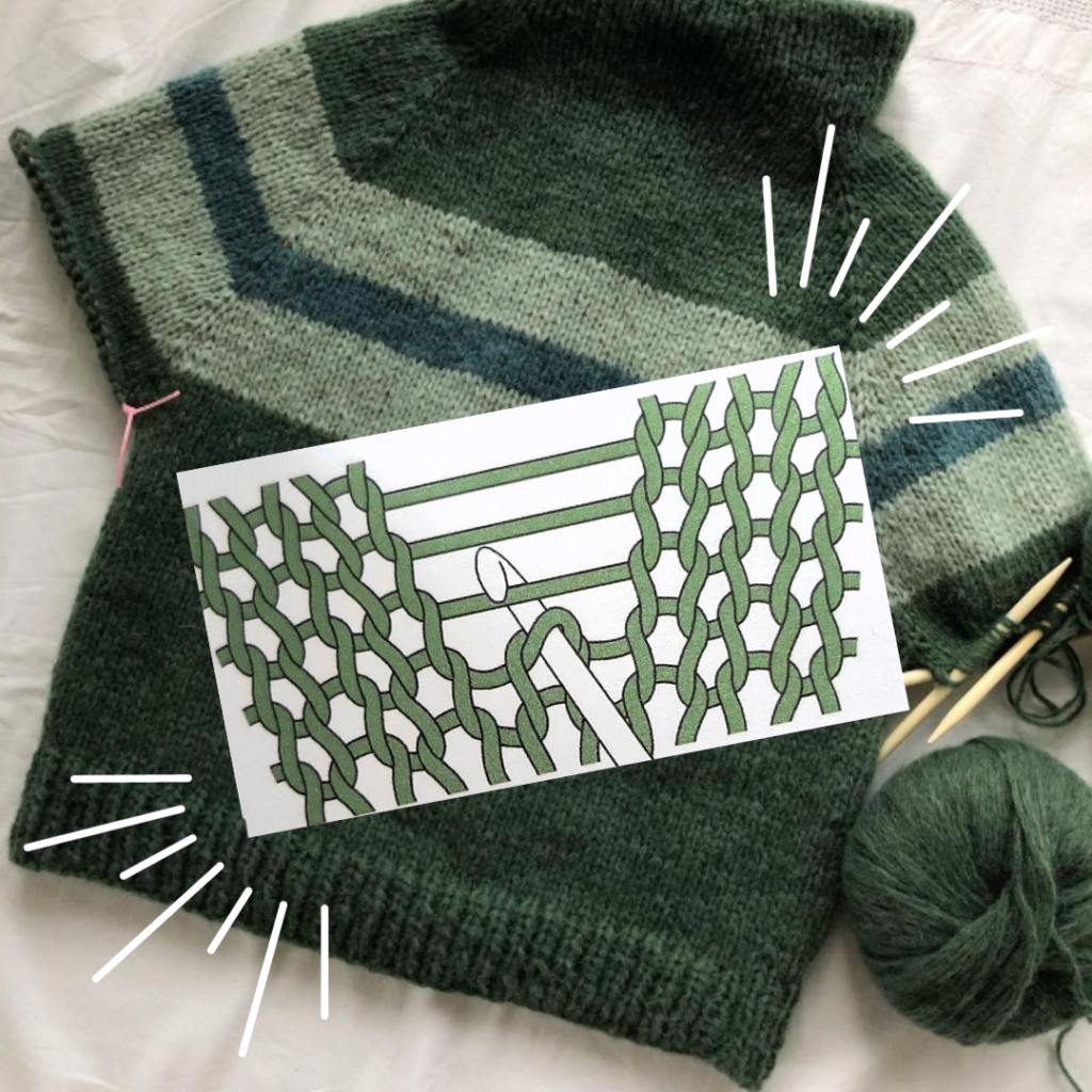 Comment rattraper une maille au tricot ? - Le blog de Ladylaine