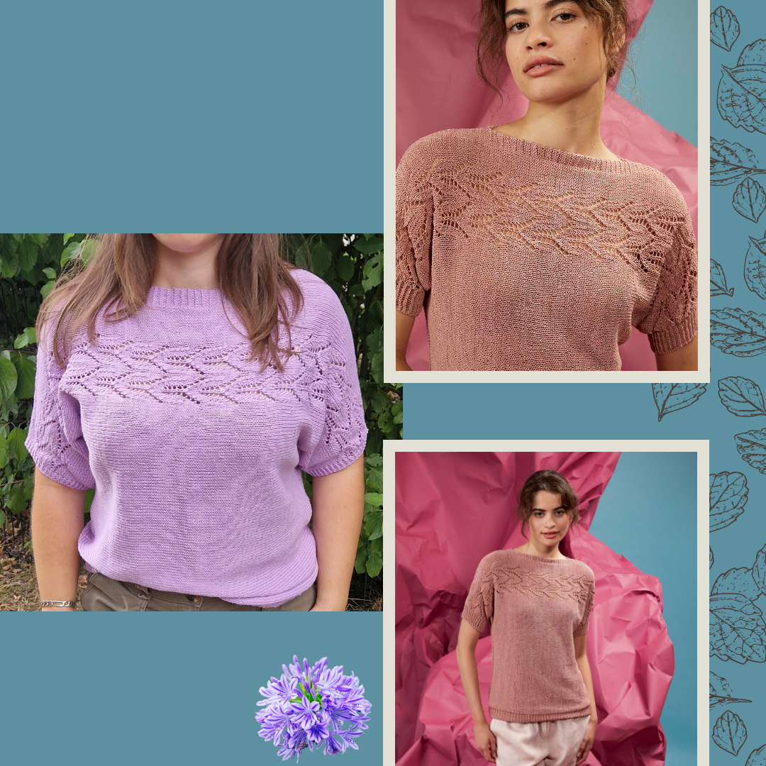 Pull ajouré en coton Baby Cotton de Lang Yarns - Le blog de Ladylaine